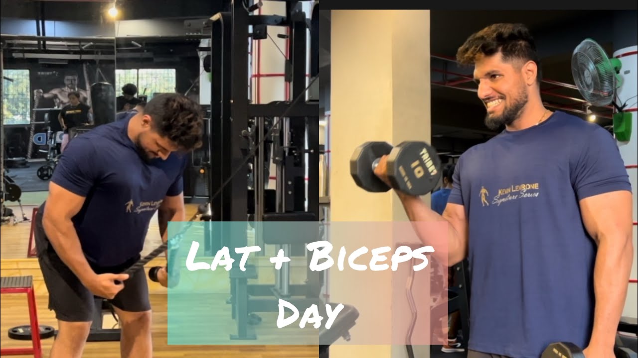 Lat and Biceps Workout - YouTube