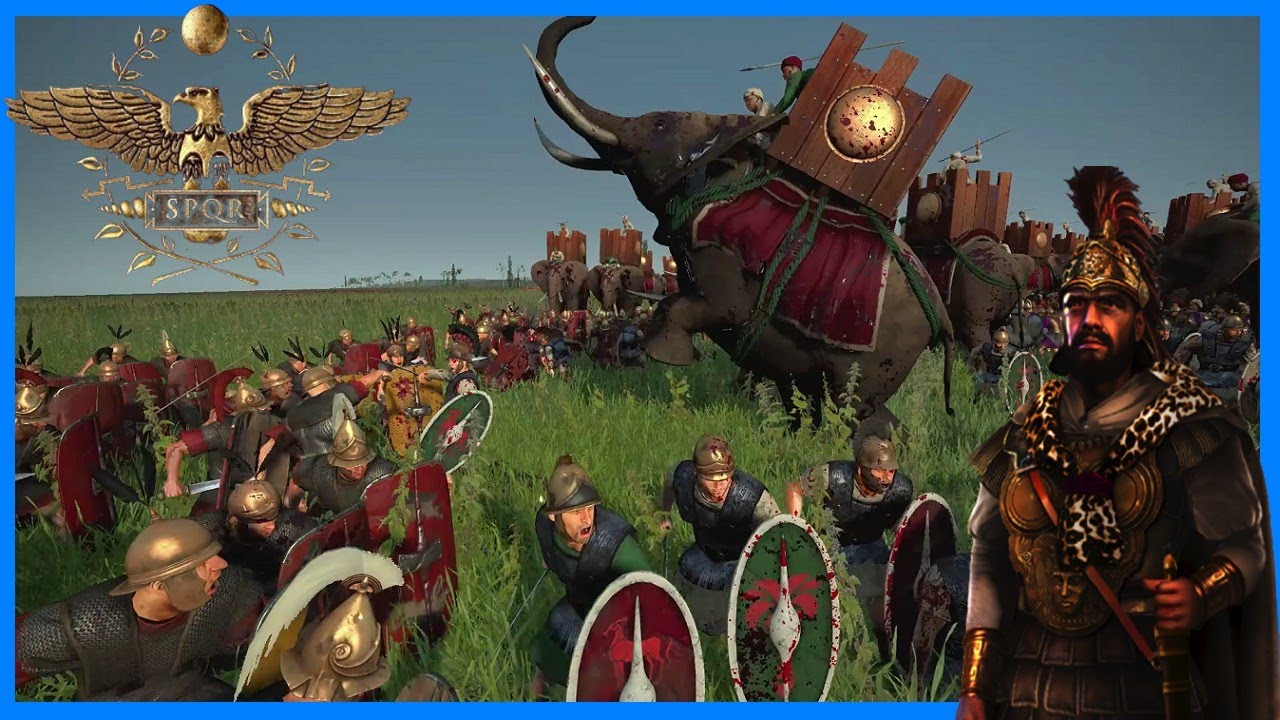 ⚔️Rome vs Carthage | 10,000 units cinematic battle | Rome 2 Total War ...