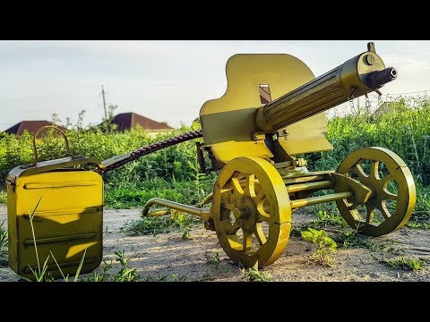 AIRSOFT MAXIM MACHINE GUN FROM Battlefield V HOW TO MAKE