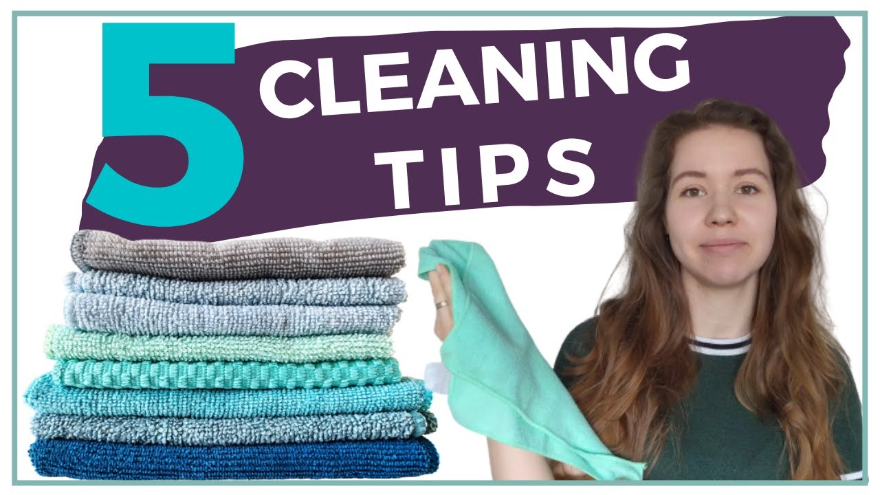 5 EASY CLEANING TIPS | TRICKS AND HACKS TO IMPROVE YOUR CLEANING ...