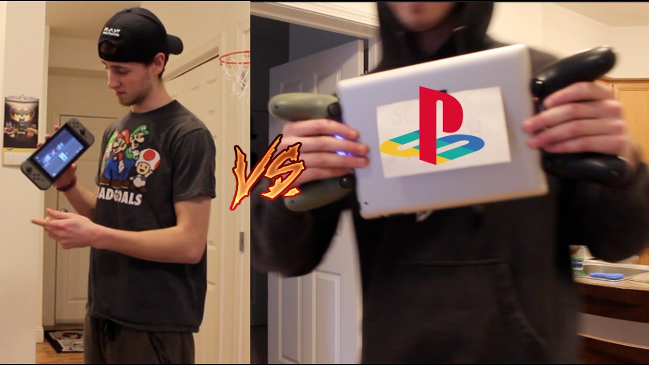 NINTENDO SWITCH Vs. SONY SWITCH!! - YouTube