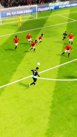 Cr7 Double touch Free kick Goal DLS 2023 #cr7dls23 #shorts # ...