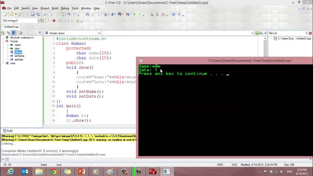 [C++ OPP Basic] Lesson 2. Class - YouTube