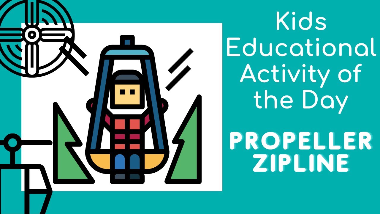 STEM Activity of the Day: Propeller Zipline Racer - YouTube