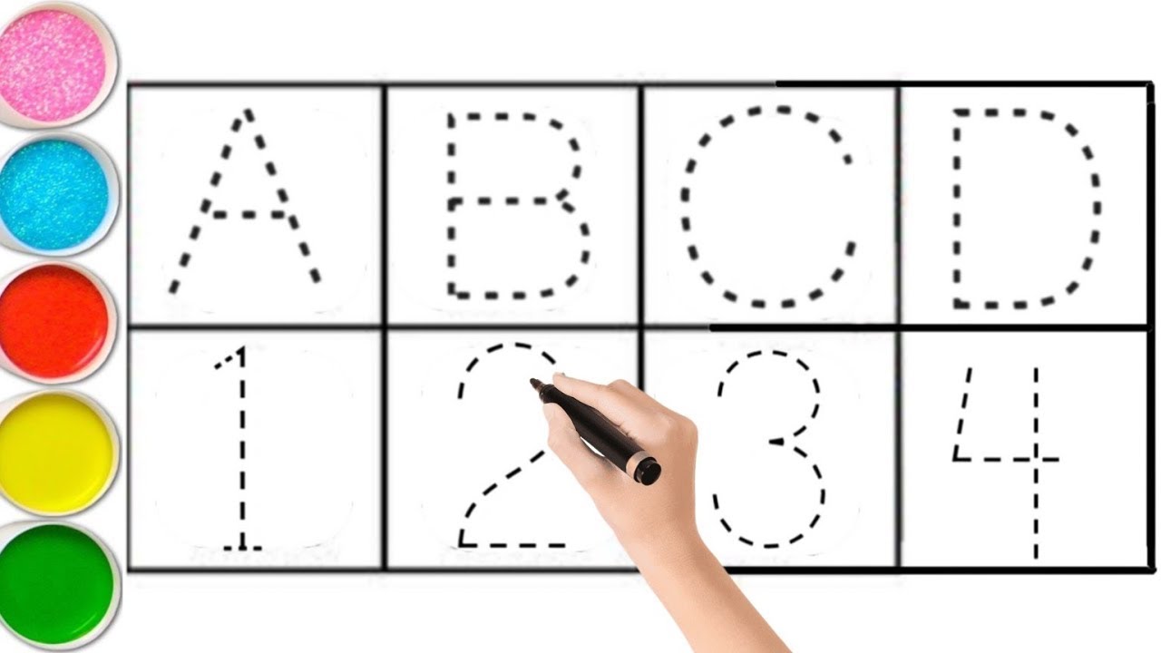 Abcd A to Z, Numbers 1-100 | Abc song, phonics song for kids, 123 ...