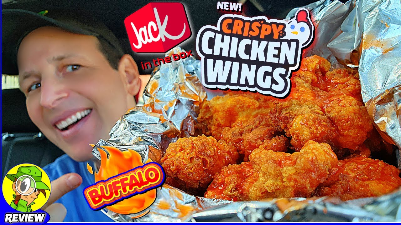 Jack In The Box® Buffalo Crispy Chicken Wings Review 🃏🐃🐔🪽 ⎮ Peep THIS ...