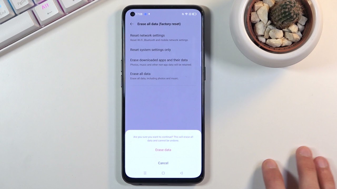 How to Hard Reset OPPO Reno5 5G - Delete All Data / Restore Defaults ...