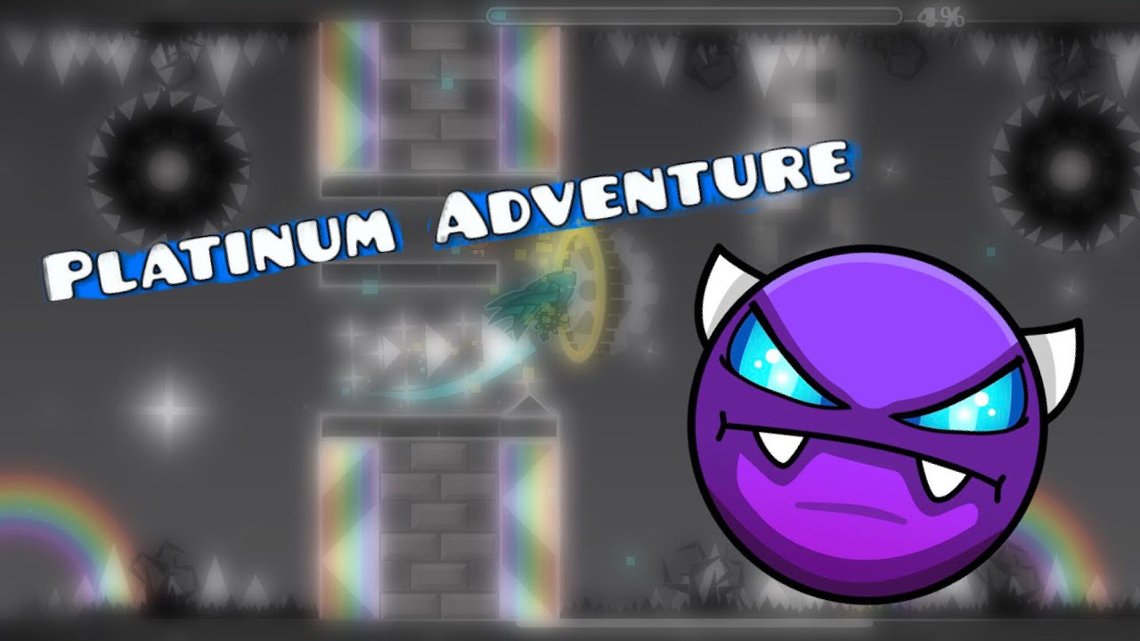 EASIEST DEMON IN GD! - Platinum Adventure - YouTube