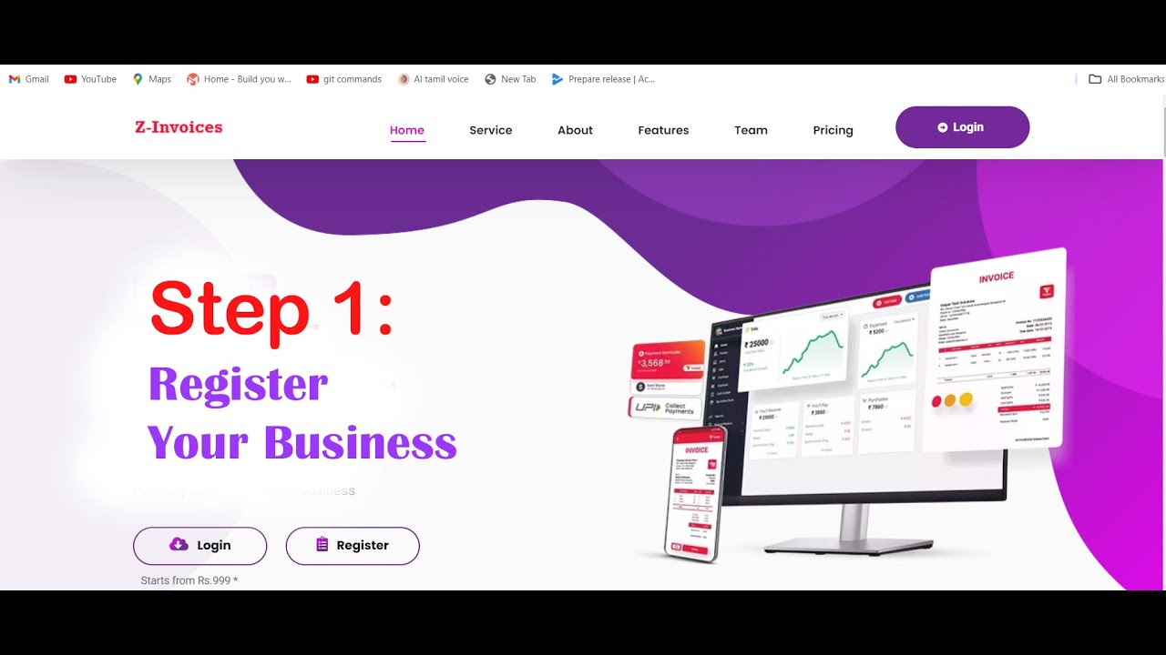 Step 1 - Business Registration - YouTube