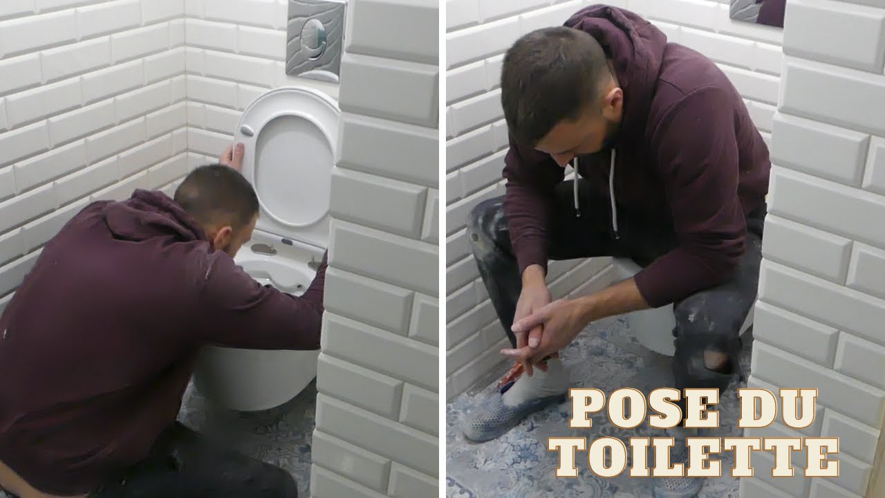 EPISODE 67 / MAISON RENOVATION : POSE DU TOILETTE - YouTube