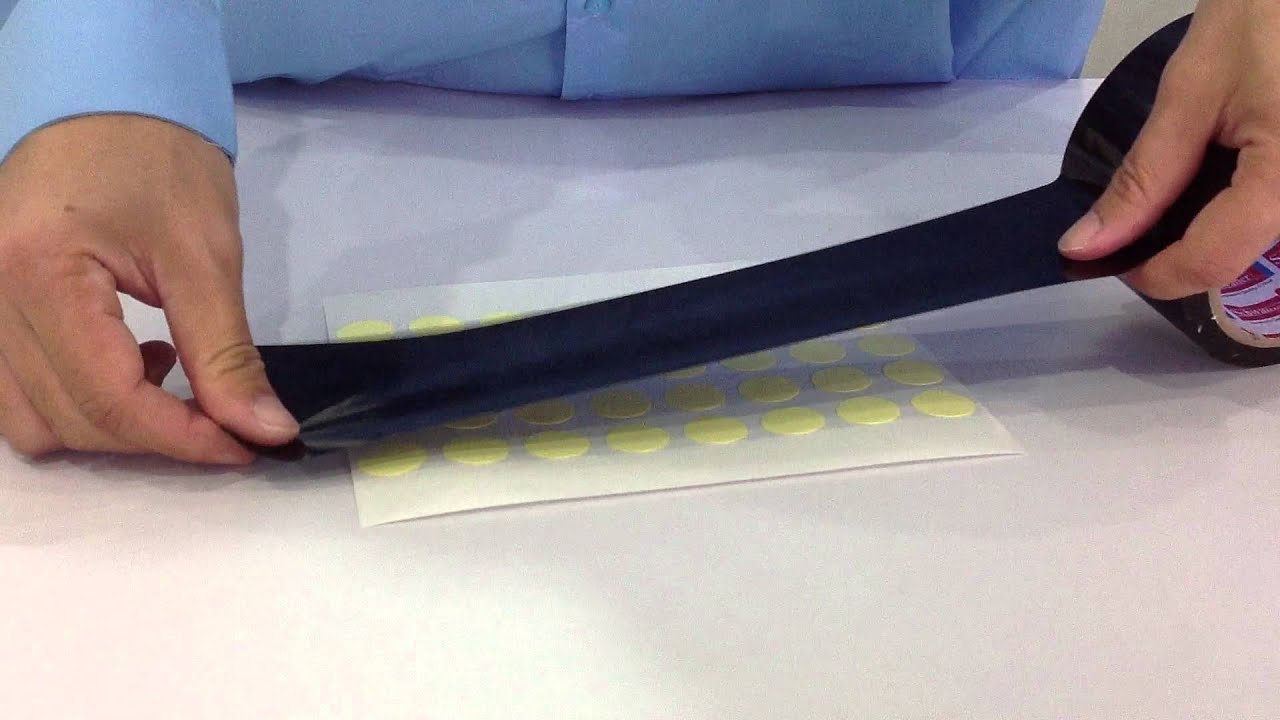 Removing of Die Cut Adhesive Tape with Tight Release Liner - YouTube