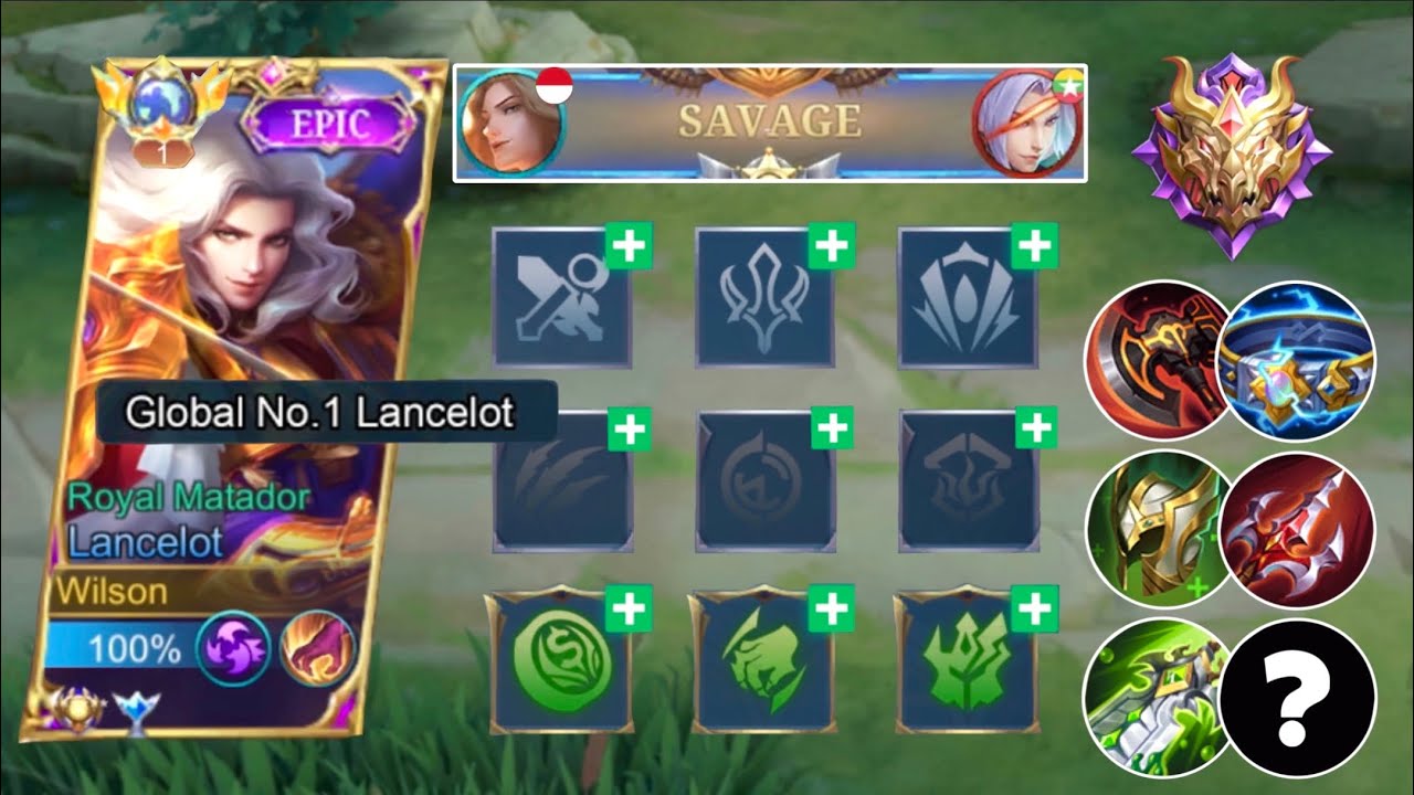WTF!! | Try this New Lancelot Best Build & Emblem For Auto Win 2023 ...