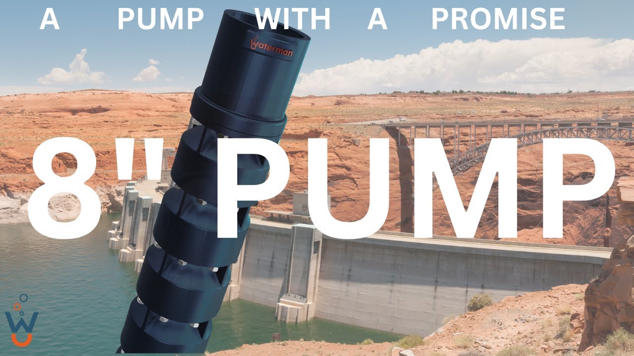 8" SUBMERSIBLE PUMP ASSEMBLY . CASTING PUMP #WATERMANPUMPS - YouTube