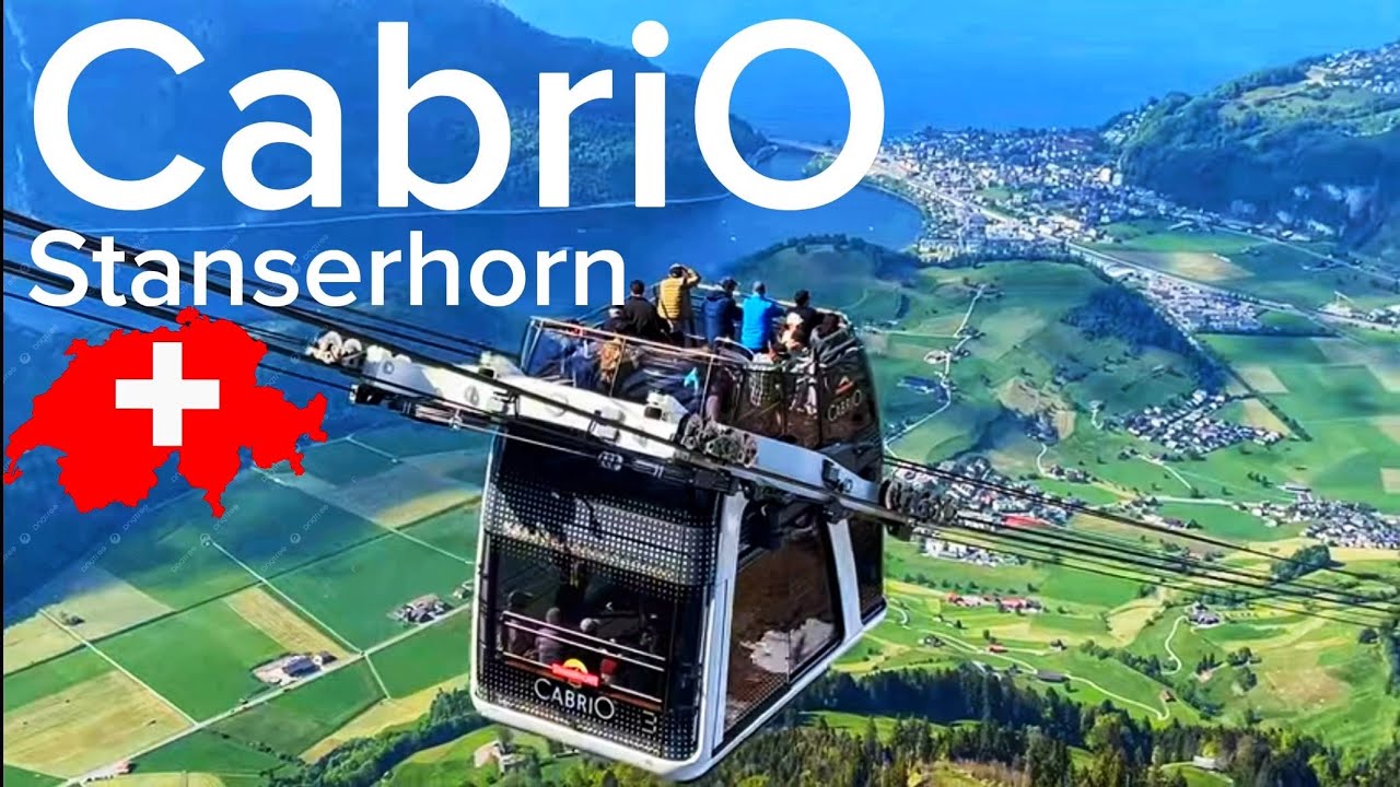 CabriO Stanserhorn 🇨🇭Switzerland Cable Car || Travel Guide 4K - YouTube