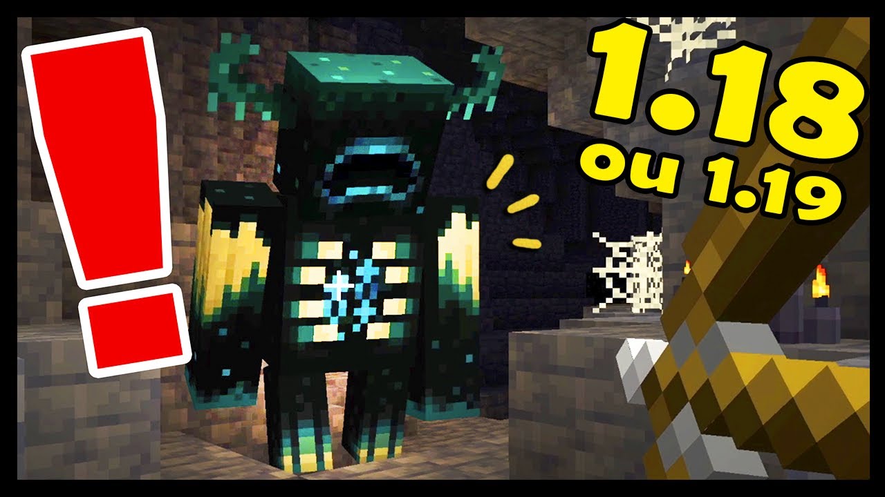 MINECRAFT 1.18 - O MOB WARDEN E A DEEP DARK CAVE VÃO ATRASAR AINDA MAIS ...