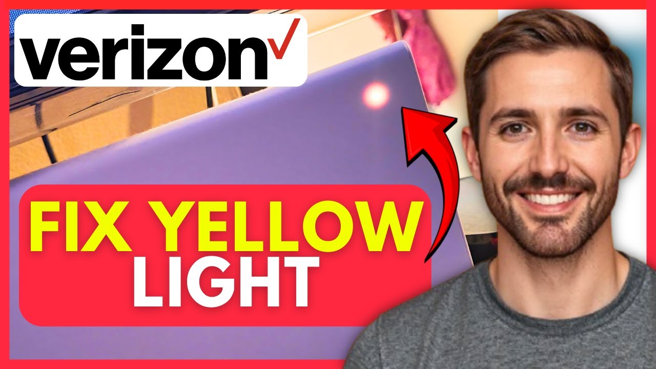 How To FIX Verizon Router YELLOW LIGHT (EASY) 2025 - YouTube