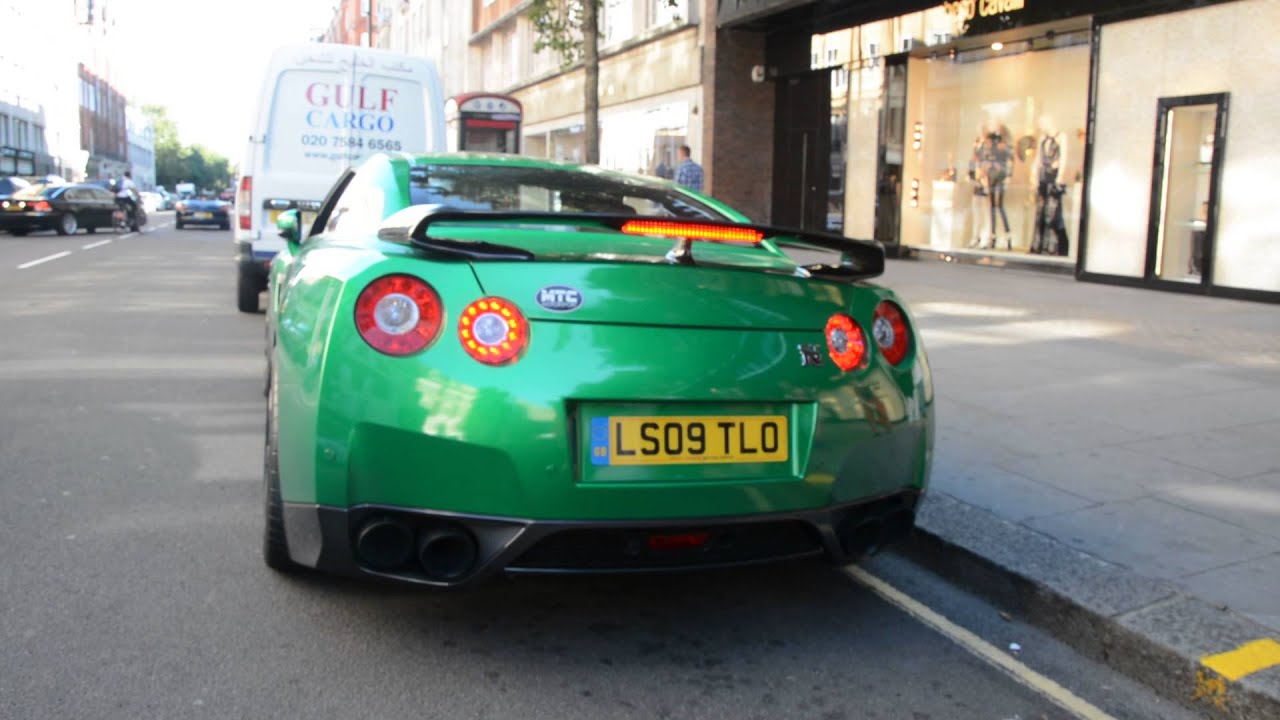 700HP Nissan GT-R in London - Loud Revs - YouTube