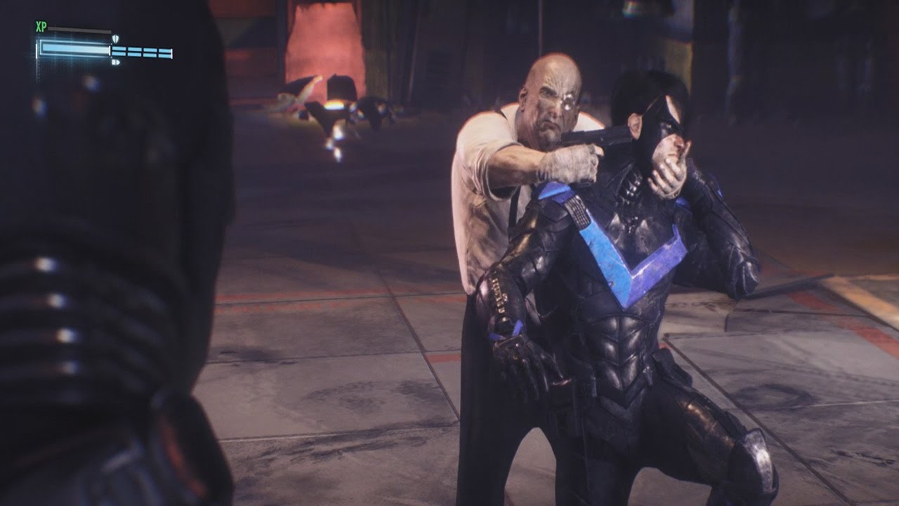 Batman Arkham Knight - Penguin Captures Nightwing - YouTube