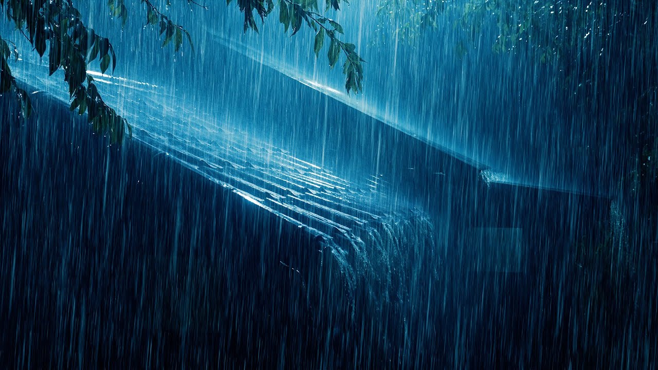 Goodbye Insomnia with Powerful Thunder, Strong Storm, Heavy Rainfall ...