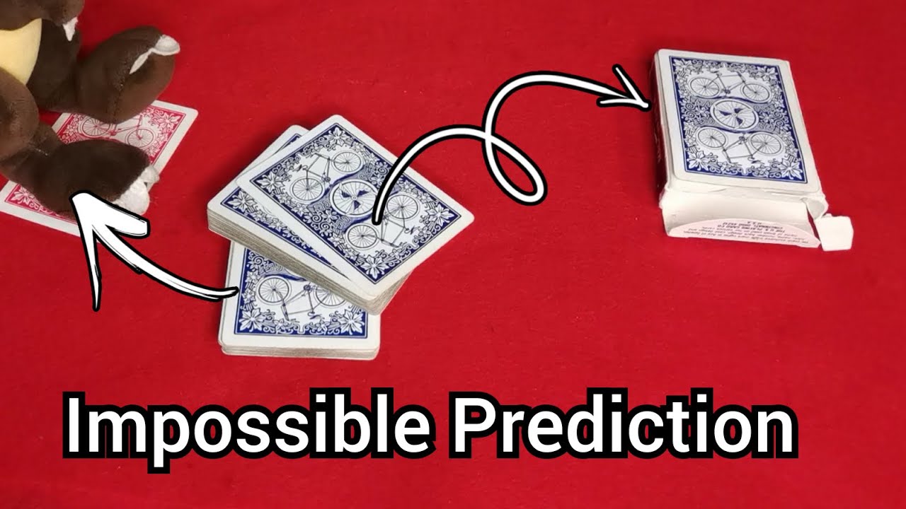 Brilliant Prediction Card Trick AND Bonus Card Force. - YouTube