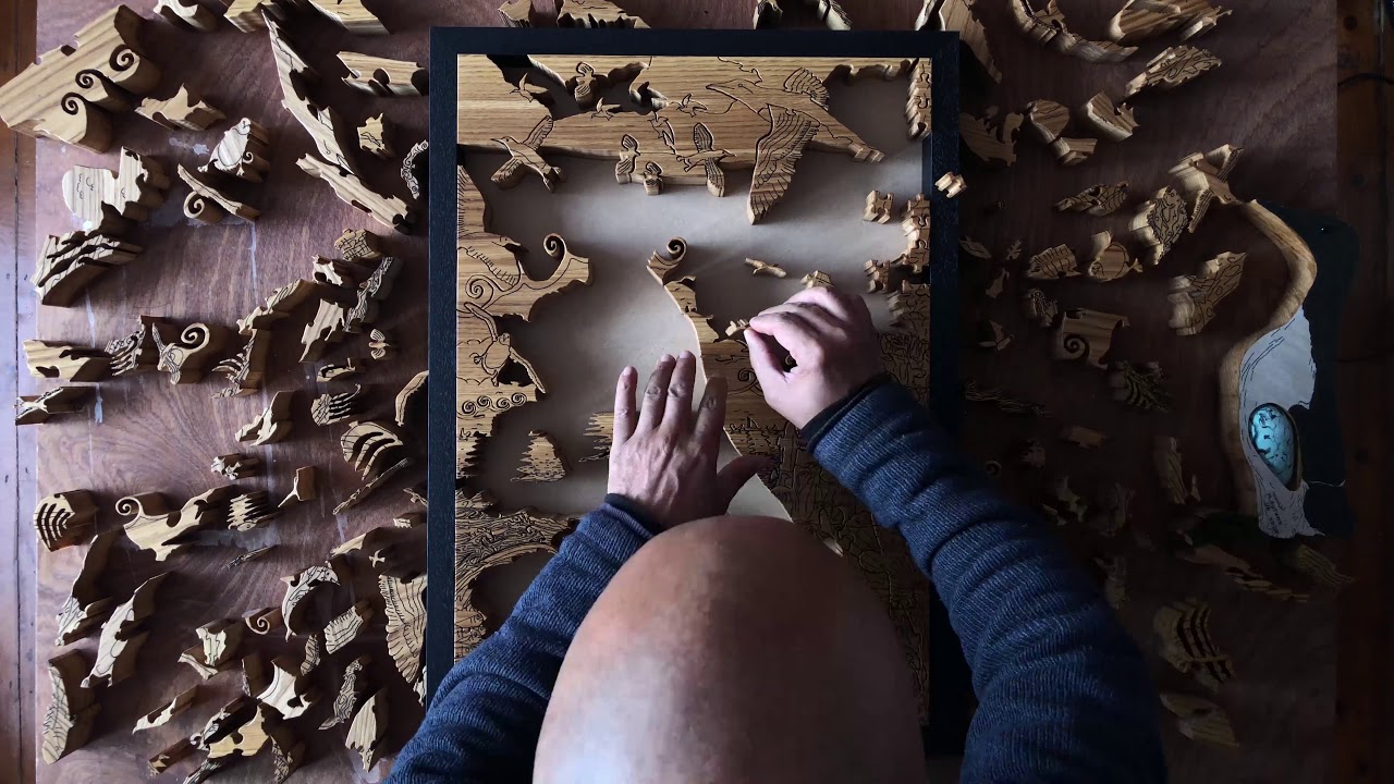 Time Lapse of Michael Autumn solving his "Guillemot with Egg (Art ...