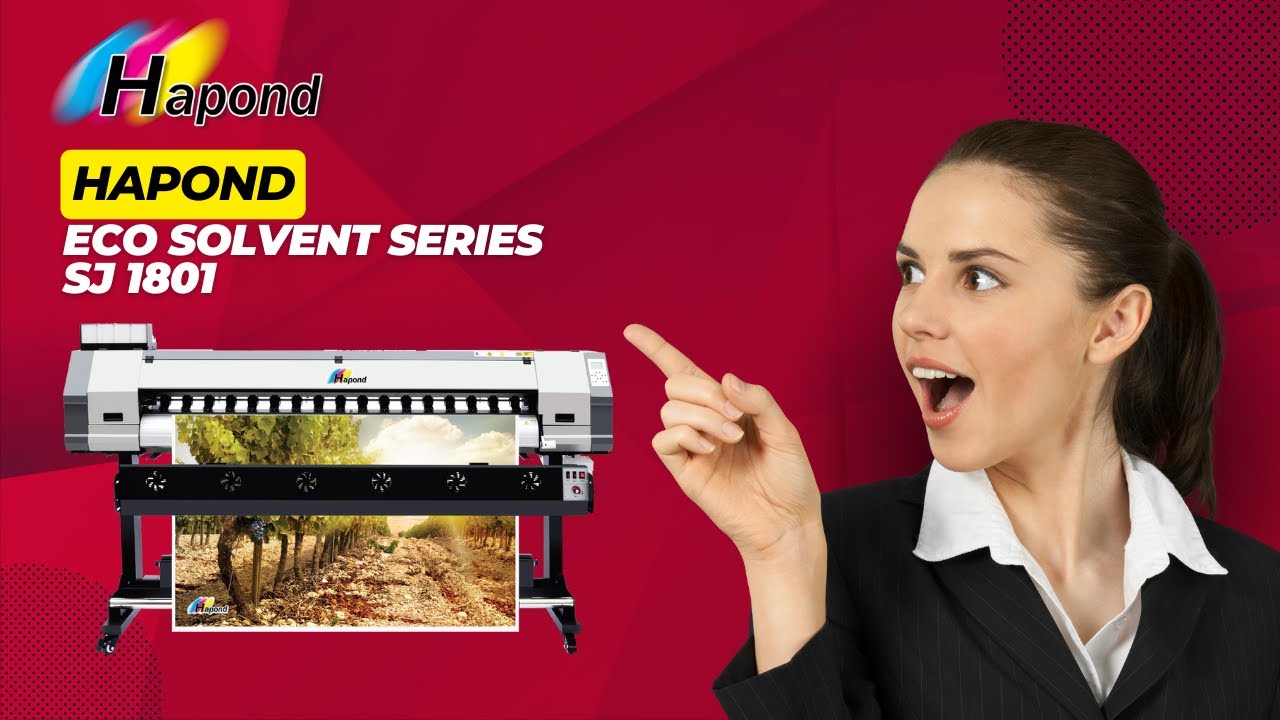 Hapond Eco Solvent Series | SJ 1801 - YouTube