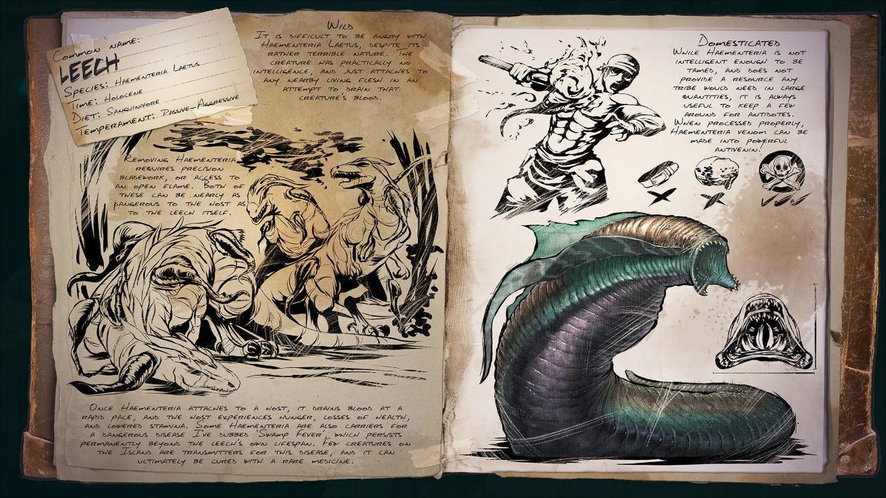 ARK: Survival Evolved.v242 A1/02.18а (Пиявка/Leech - одним глазком ...