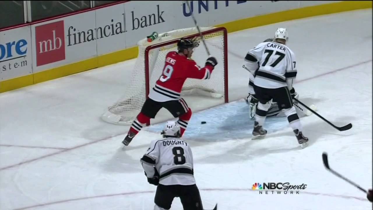 Michael Frolik goal 1-0 Mar 25 2013 LA Kings vs Chicago Blackhawks NHL ...