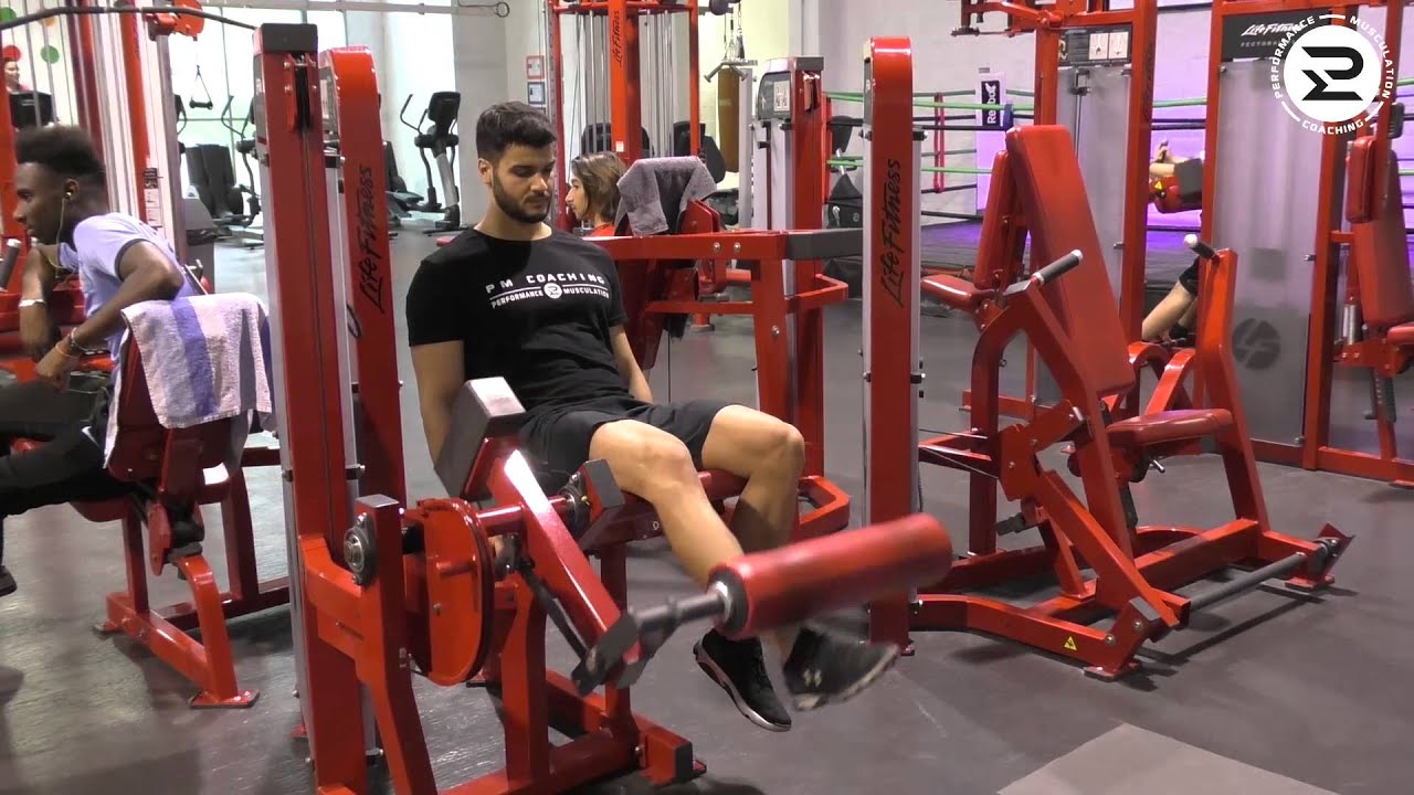 Leg extension unilatéral - YouTube
