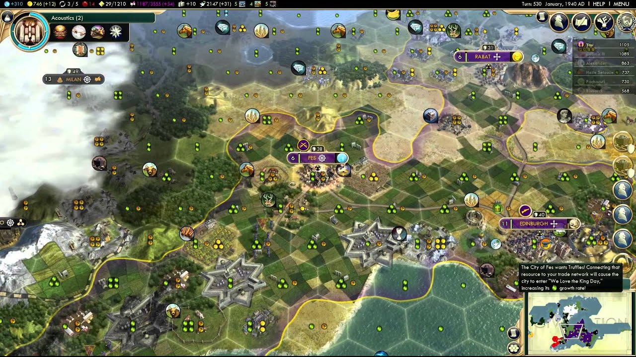 Civ 5 - Roman Conquest - Part 14 - Catching up. - YouTube