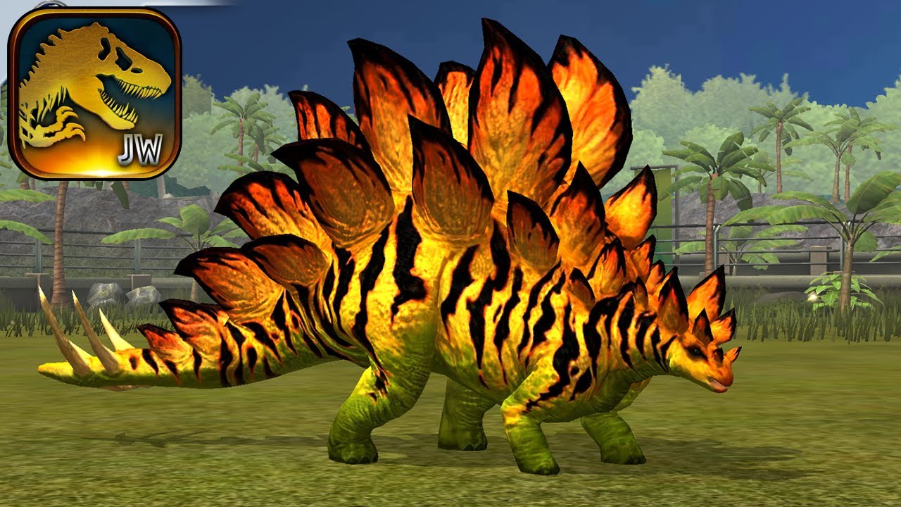 STEGOSAURUS MAX LEVEL 40 || Jurassic World - The Game - YouTube