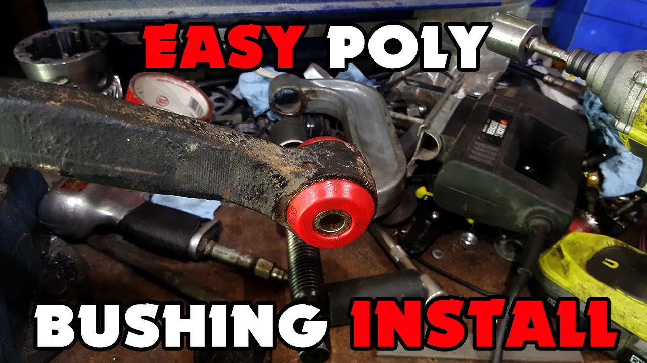 How to: Install poly bushings in your DSM suspension - YouTube