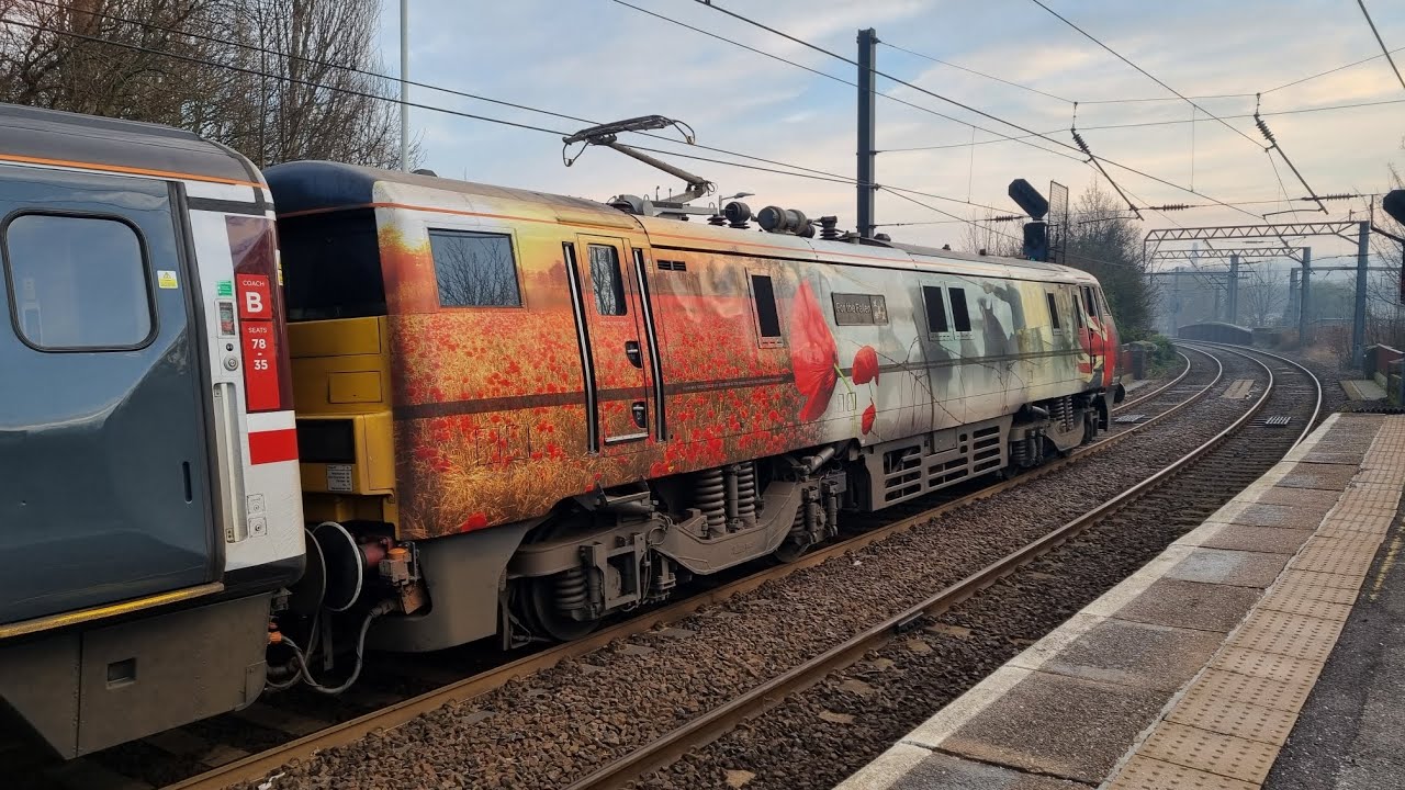 LNER Class 91 No 91111 For The Fallen at Shipley. 15/02/2023 - YouTube