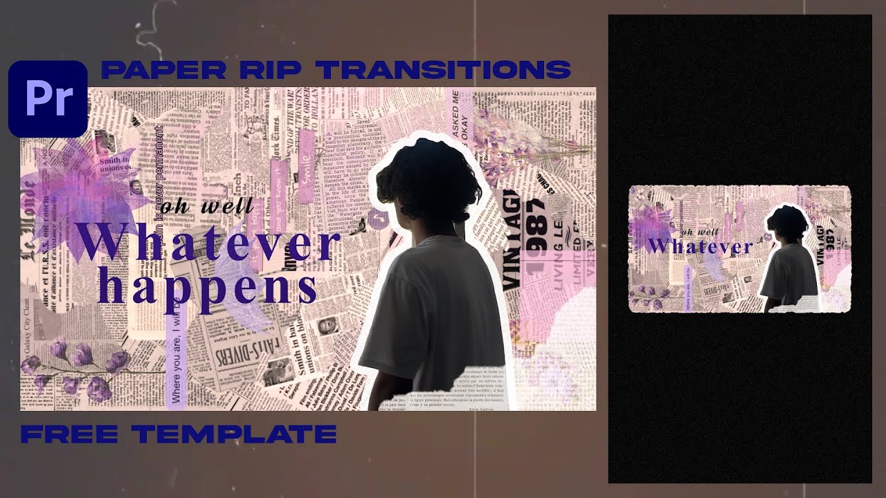Premiere Pro - Paper Rip Transitions | Aesthetic edits tutorial ...