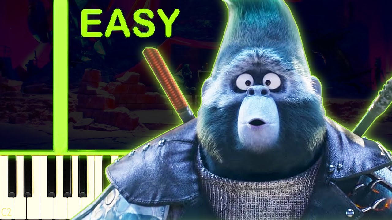 A Sky Full Of Stars | Sing 2 - EASY Piano Tutorial - YouTube
