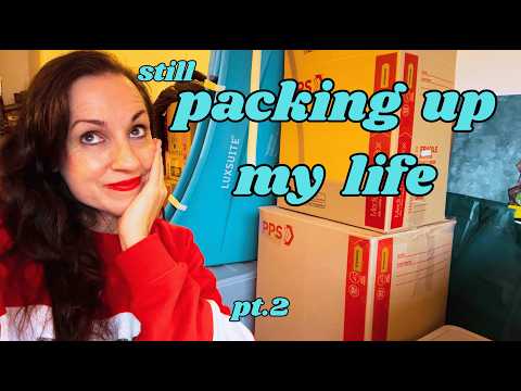 I Packed Up My Entire Apartment Alone... 📦😭  Moving Vlog Part 2