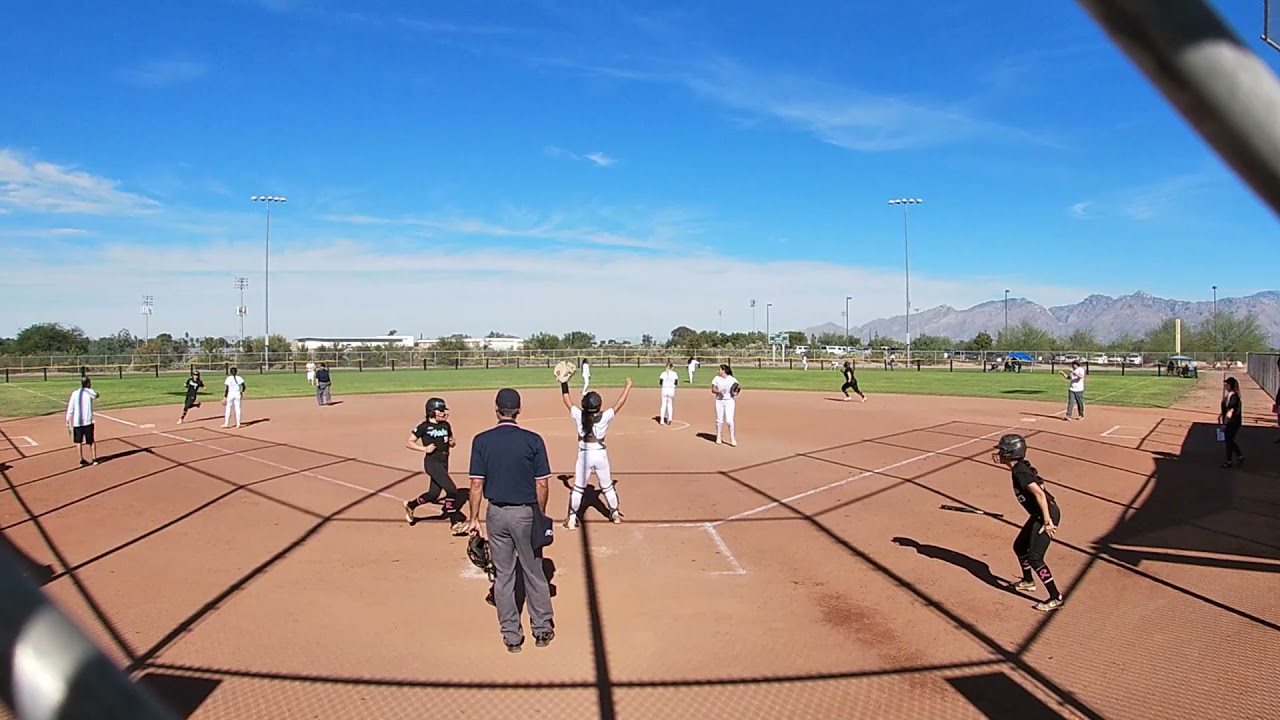 HIGHLIGHT: Sarah Misner GW line drive double to RC - YouTube