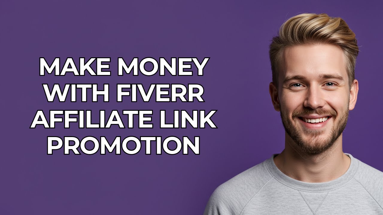 Make Money With Fiverr Affiliate Link Promotion - NEW! Step by Step ...