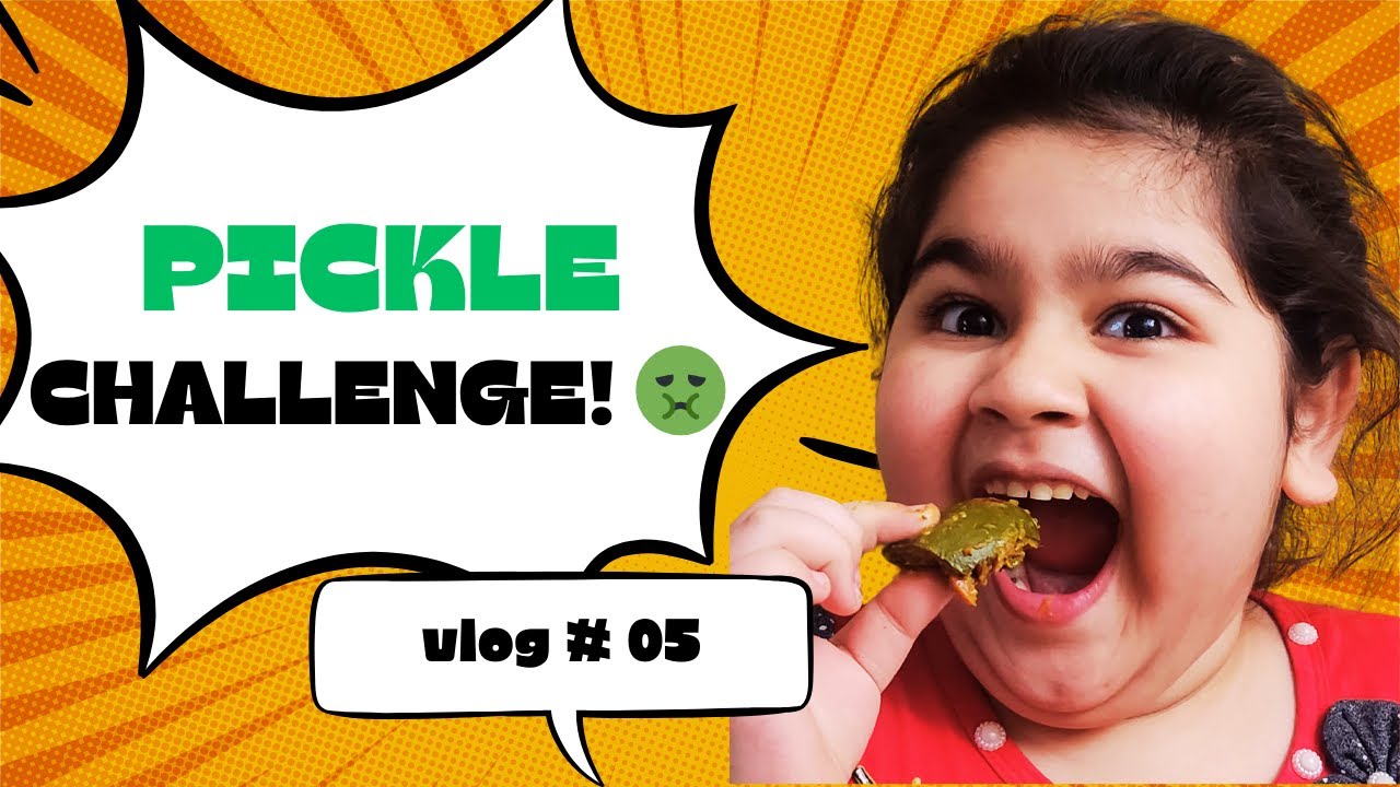 "Can a 6-Year-Old Eat a Pickle Without Making a Funny Face?! 😂🥒 | Sour ...