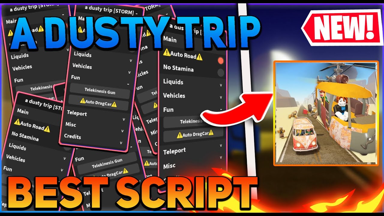 A Dusty Trip Script Hack | Auto Farm + Spawn Items | Bring Food (PC ...