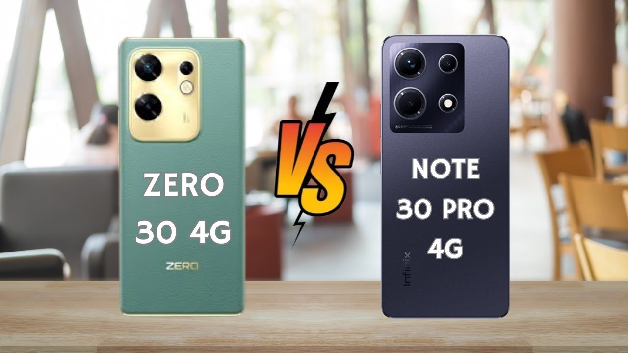 infinix zero 30 4G vs infinix note 30 pro 4G | full comparison - YouTube