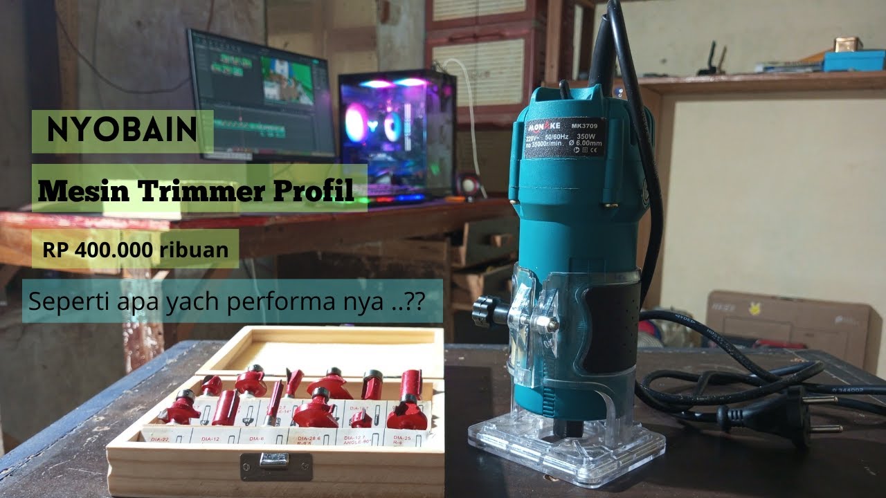 mesin profil monake MK 3709 unboxing dan test mesin - YouTube