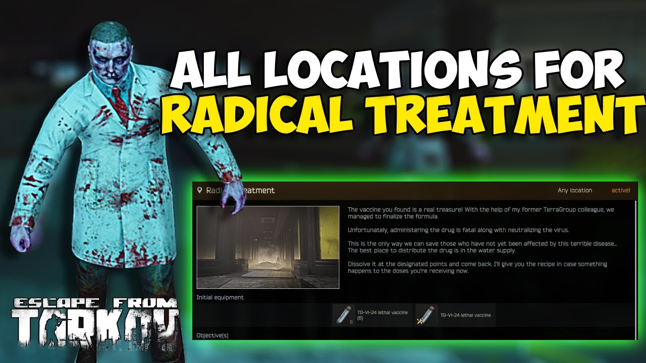 ALL NEW LOCATIONS For Radical Treatment/Clear Conscience Task In Tarkov! - YouTube
