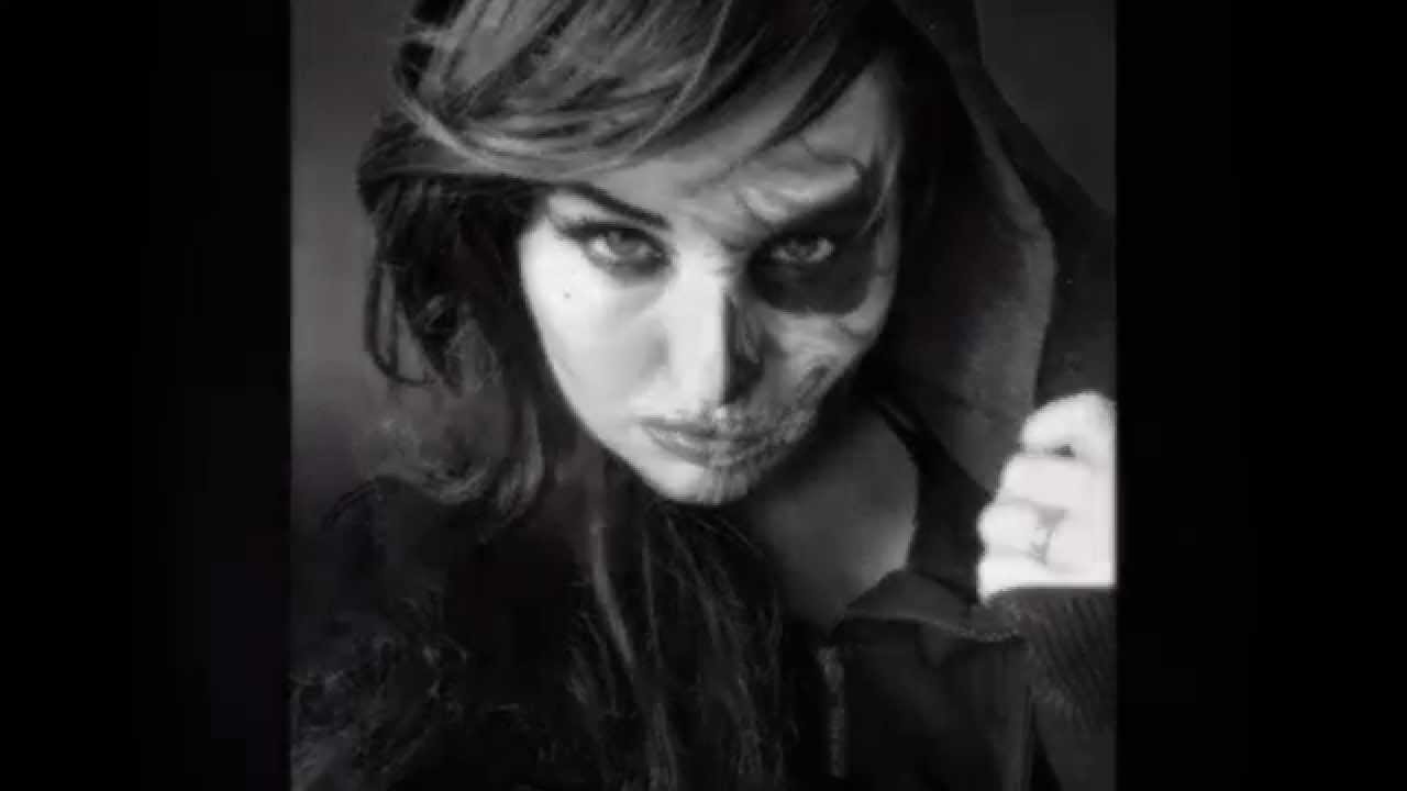 halloween grim reaper -half facemakeup - YouTube