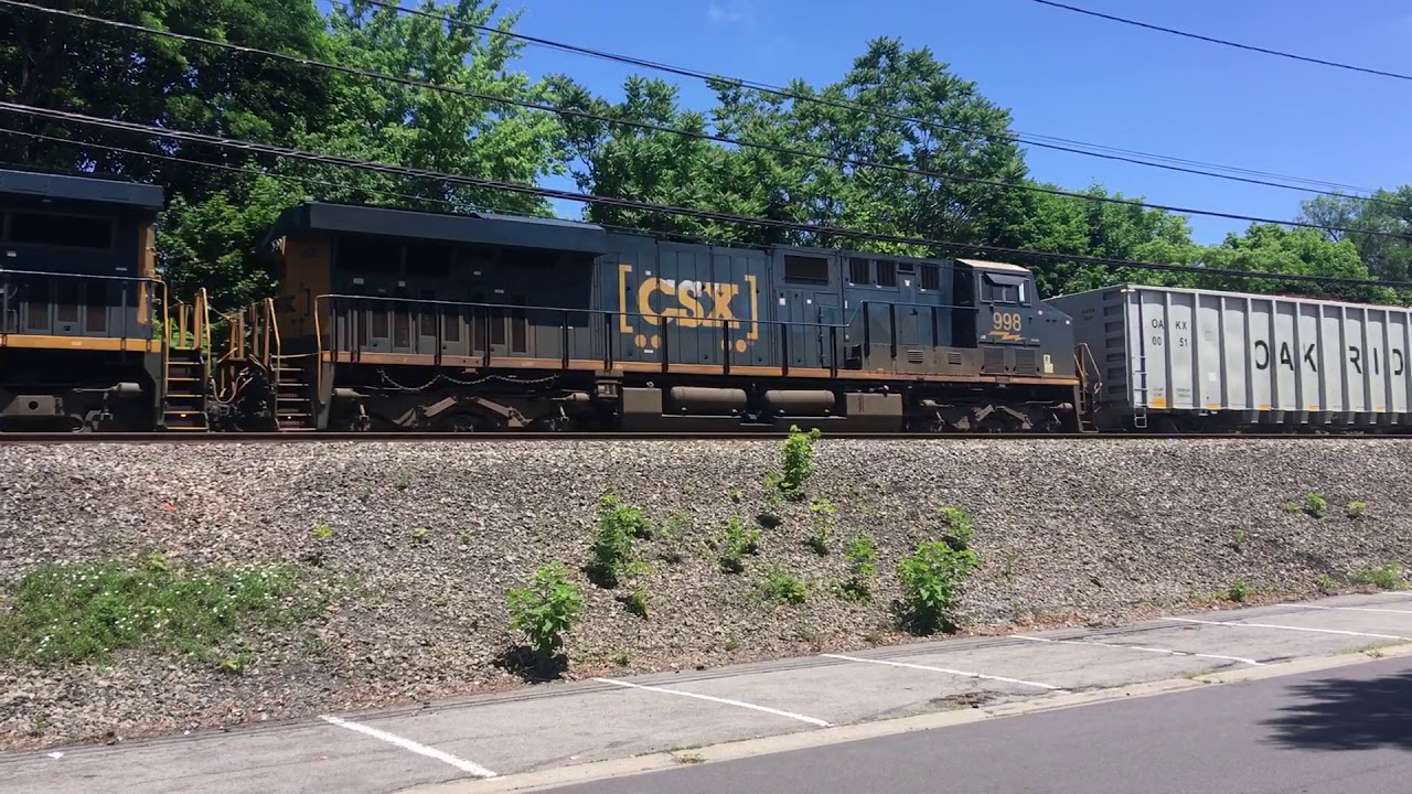 Csx-7001 And Csx-998 Westbound Through East Rochester N.Y. On 7/1/20 ...