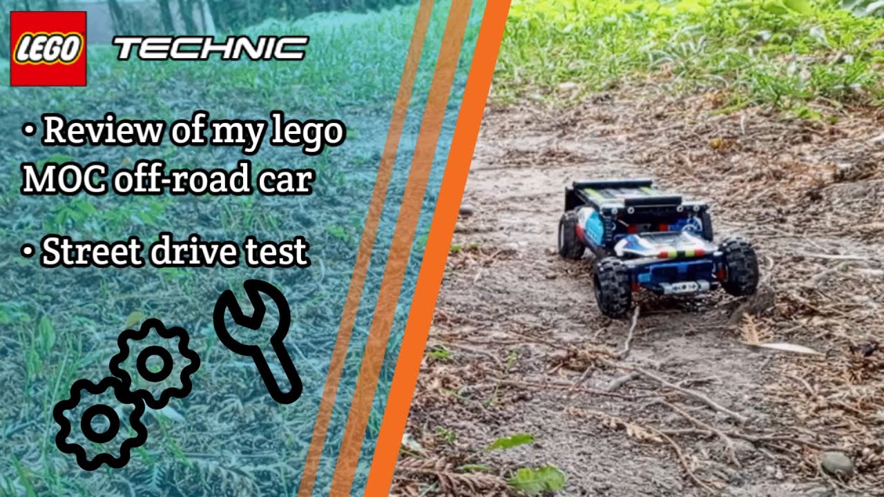 My MOC lego off-road car | review and drive test - YouTube