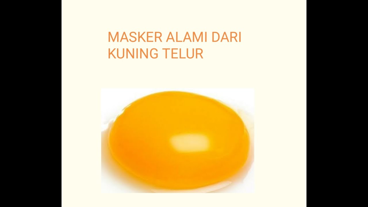 Cara Membuat Masker Kuning Telur - YouTube