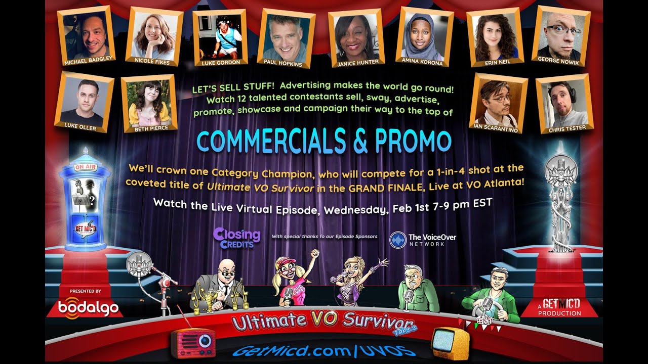 Episode 2 Commercial-Promo Talent Compilation - YouTube