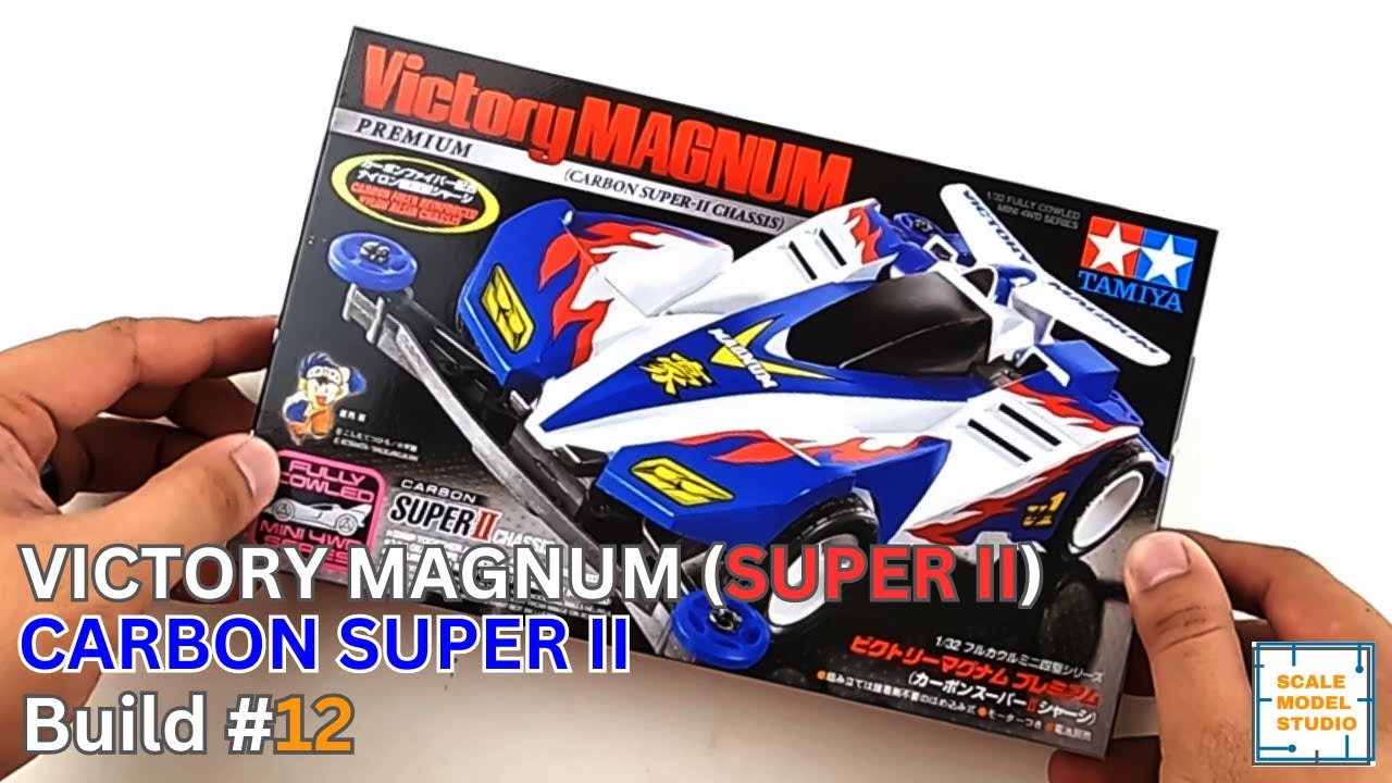Build#12| How to Build/Assemble Tamiya Mini4WD Victory Magnum Carbon ...