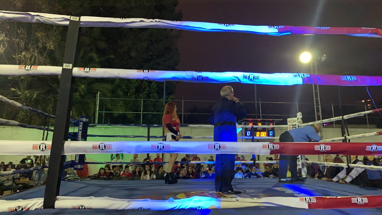 Función de Box profesional Barrio de Campeones en CDMX (falla de audio ...